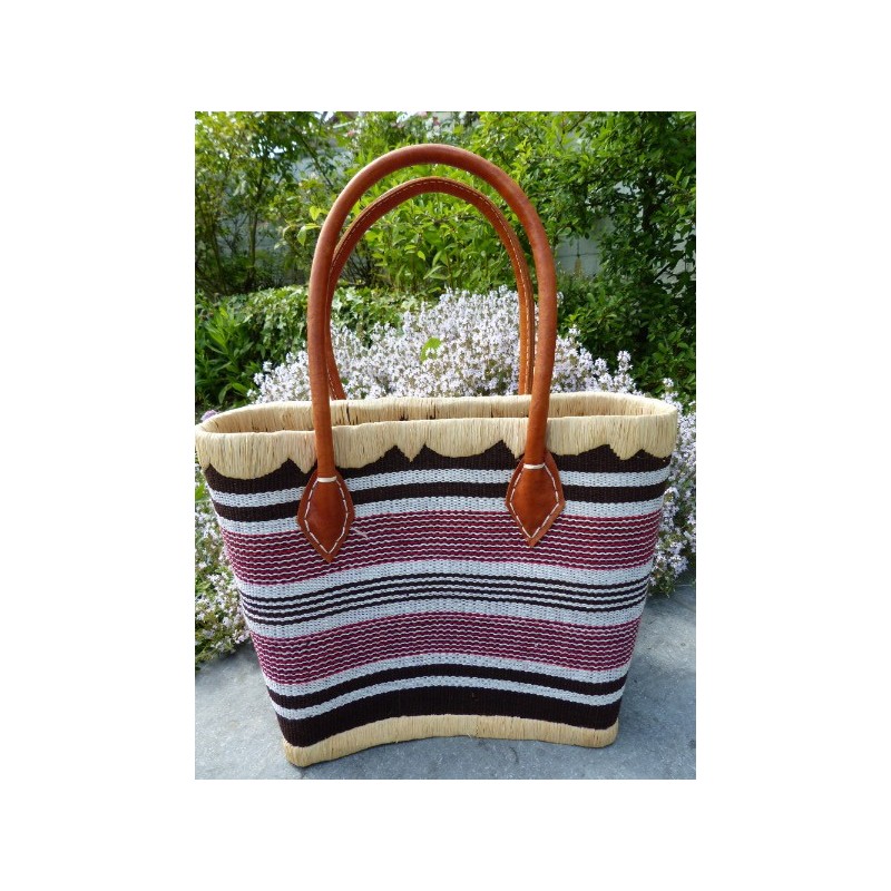Vegetable fiber shopping basket