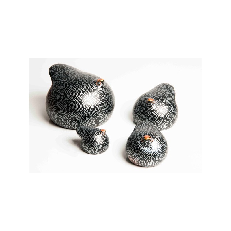 Silver guinea fowl from Ethiopia | Madame Framboise